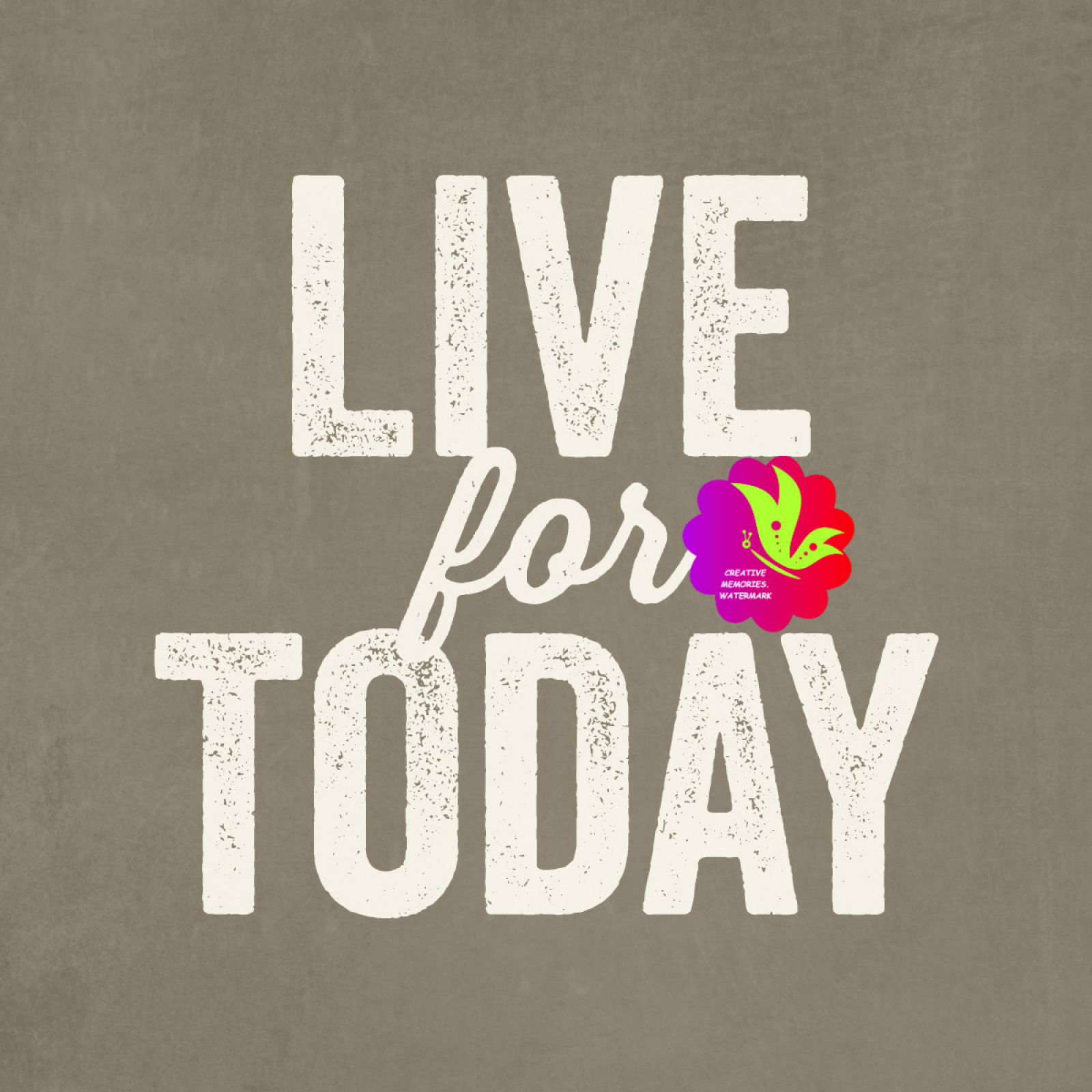 Live For Today. Grey - CREATIVE MEMORIES | My Scrapbooking Mall